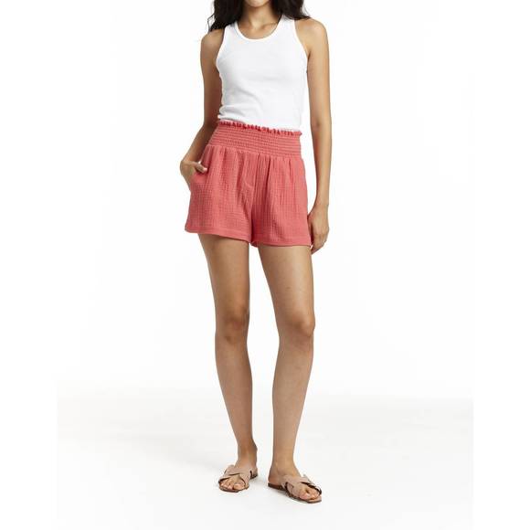 DREW | Shorts | New Drew Zoe Gauze Short In Mango | Poshmark